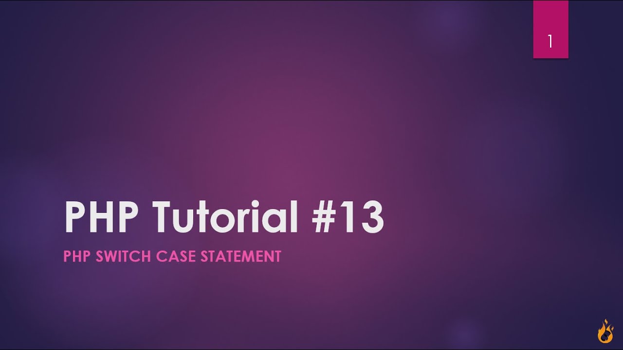 Php Switch Statement Php Tutorial 13 Youtube