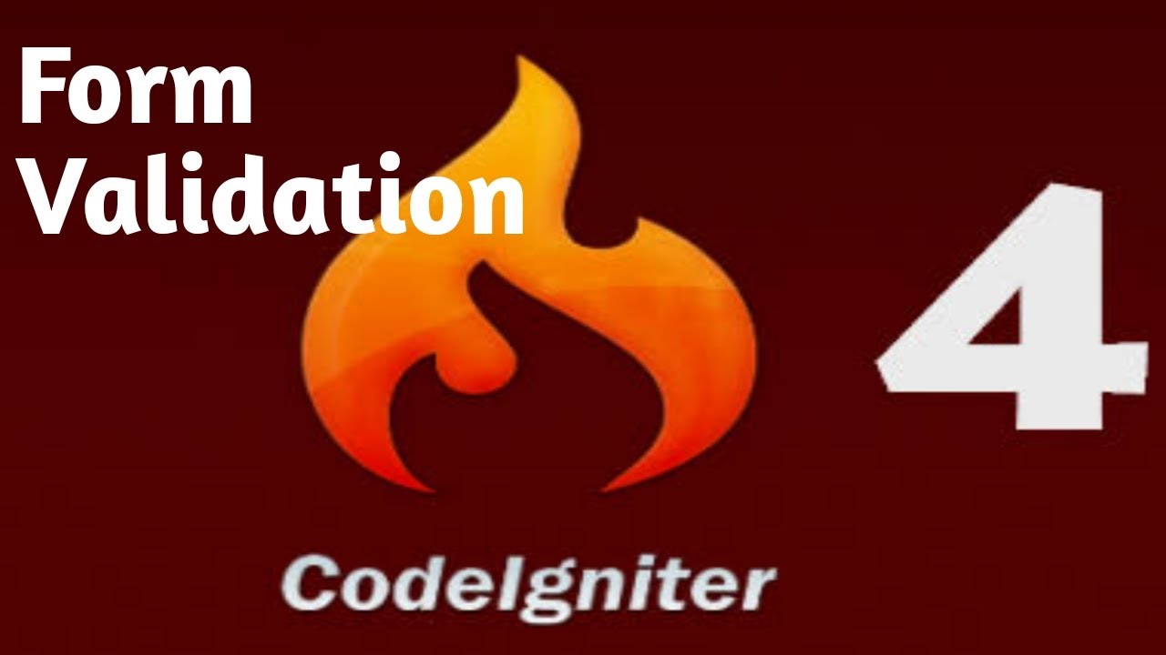 Form Validation In Codeigniter Part 15 Codeigniter 4 Tutorial In