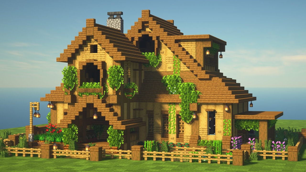 How To Build A Mansion In Minecraft Wood At Benjamin Bomar Blog