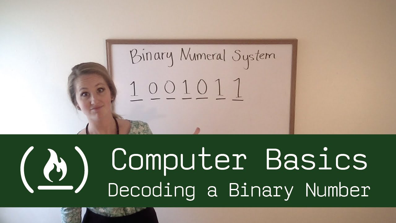Computer Basics 4 Decoding A Binary Number Youtube