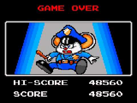 Game Over Mappy Sega Game Gear Youtube
