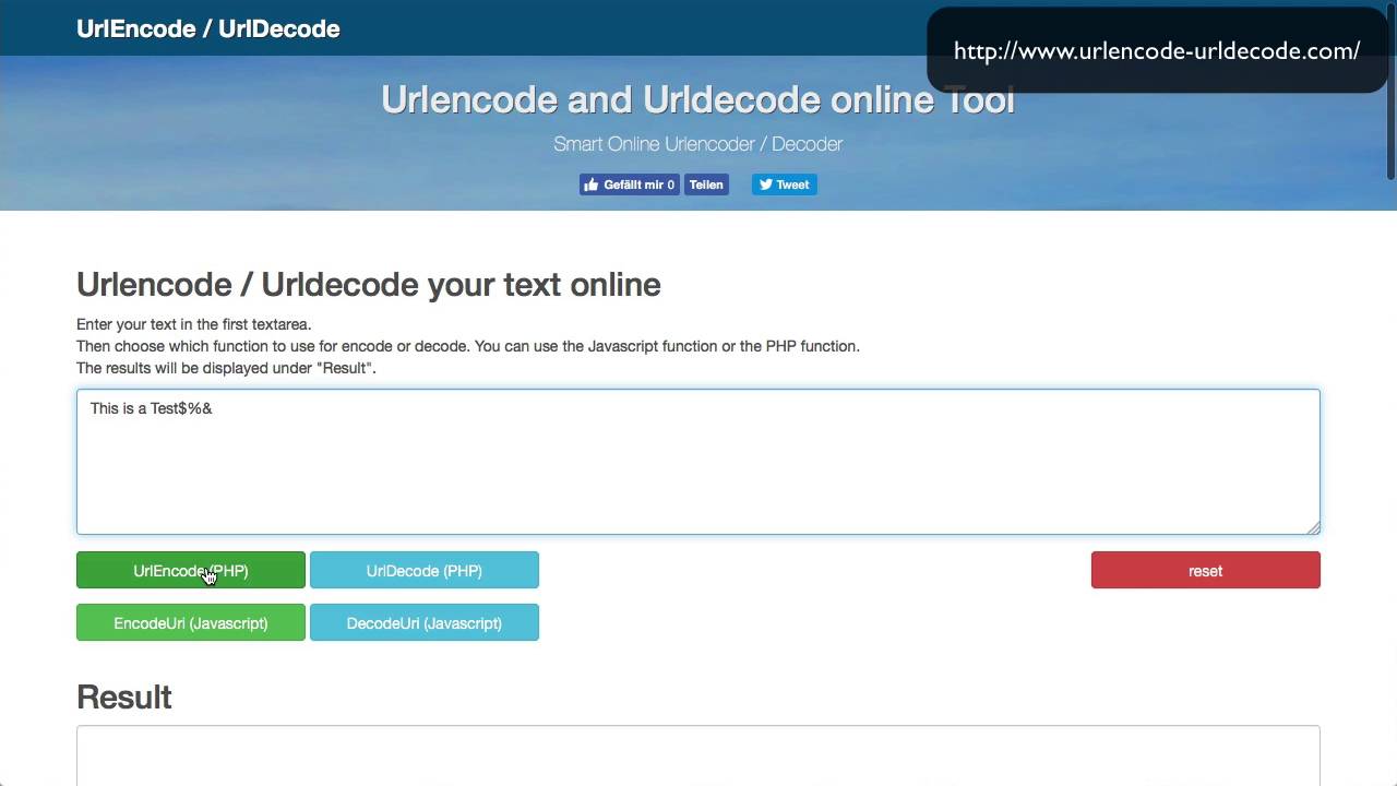 Urlencode Urldecode Online Tool Youtube