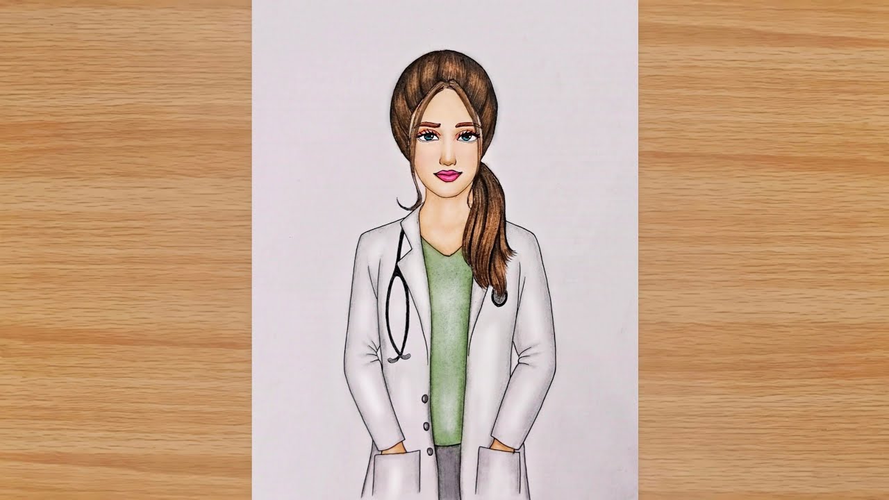 How To Draw A Girl Doctor