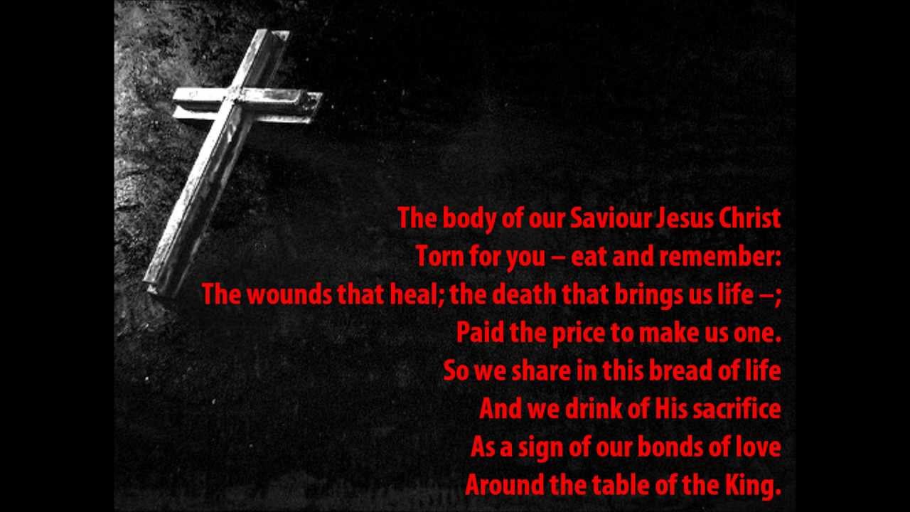 Behold The Lamb Communion Hymn With Lyrics Keith Kristyn