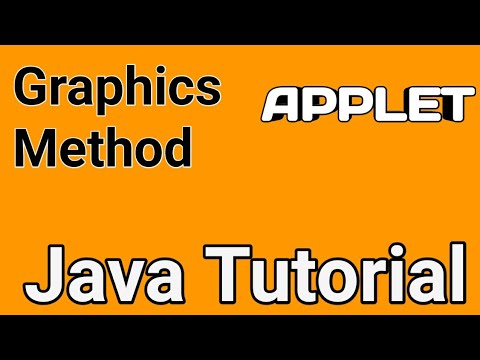 Java Program For Applet Graphics Class Methods Youtube