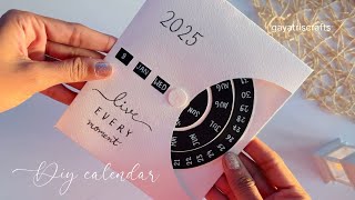 Diy Calendar 2025 Handmade Calendar Wheel Calendar Card New Year ...