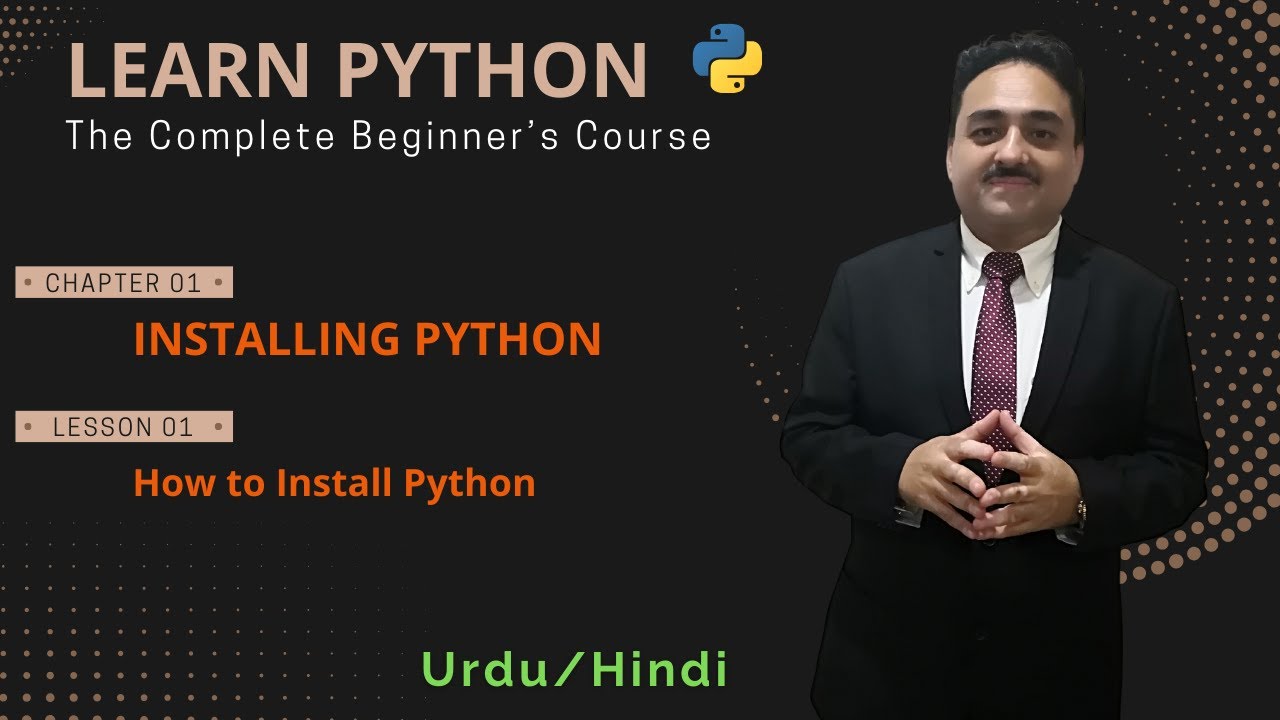 Learn Python Installing Python How To Install Python Youtube