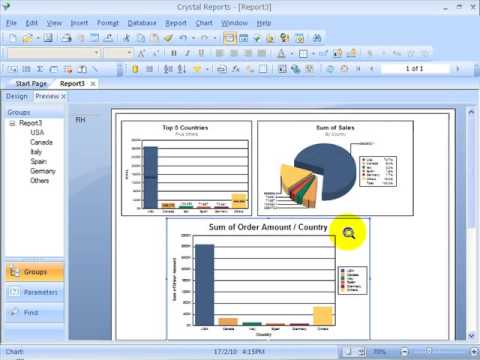 Learn To Work With Charts And Graphs In Mastering Crystal Reports 2008