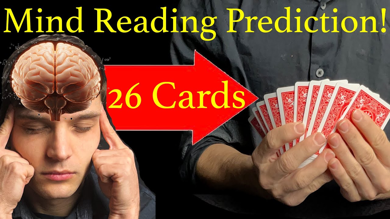 Impossible Mind Reading Card Prediction Youtube