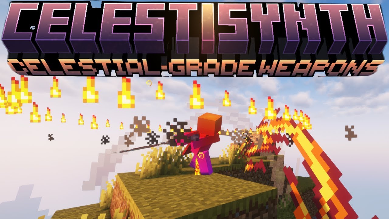 Celestisynth Weapons In Minecraft Youtube