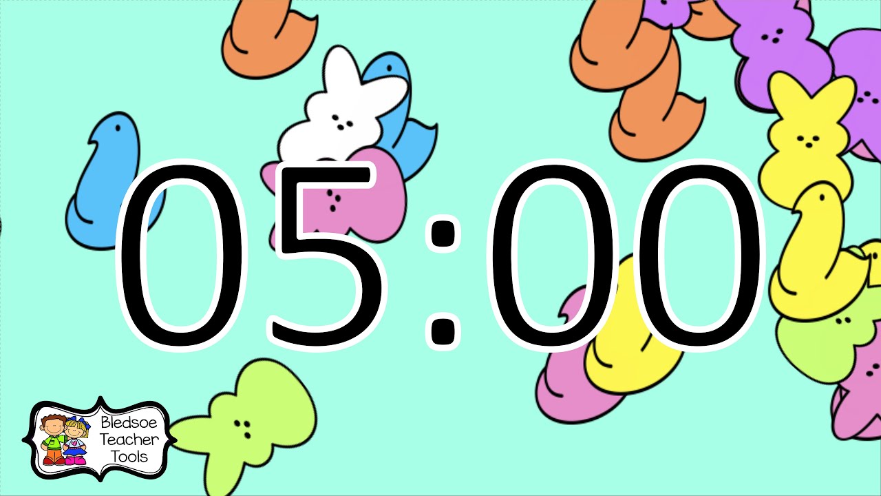 5 Minute Easter Peeps Countdown Timer With Background Music Youtube