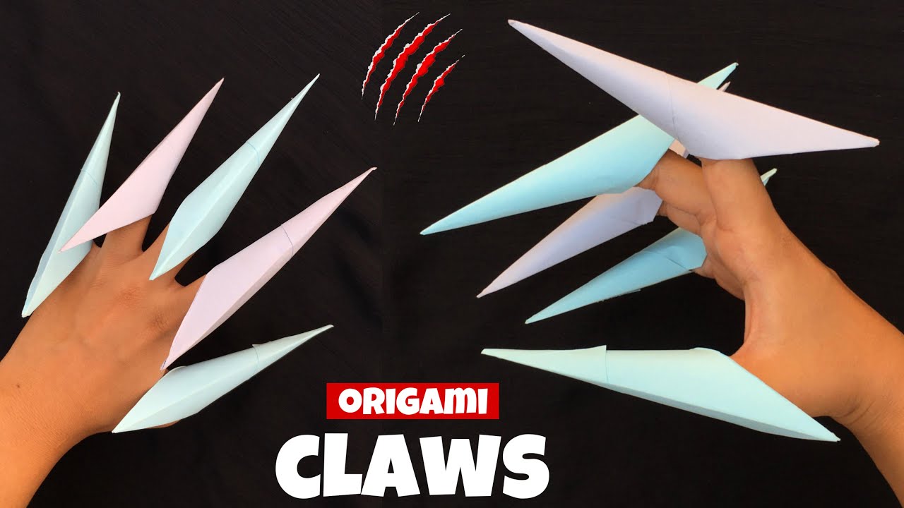 Create Your Own Fierce Paper Wolf Claws With Easy Origami Tutorial