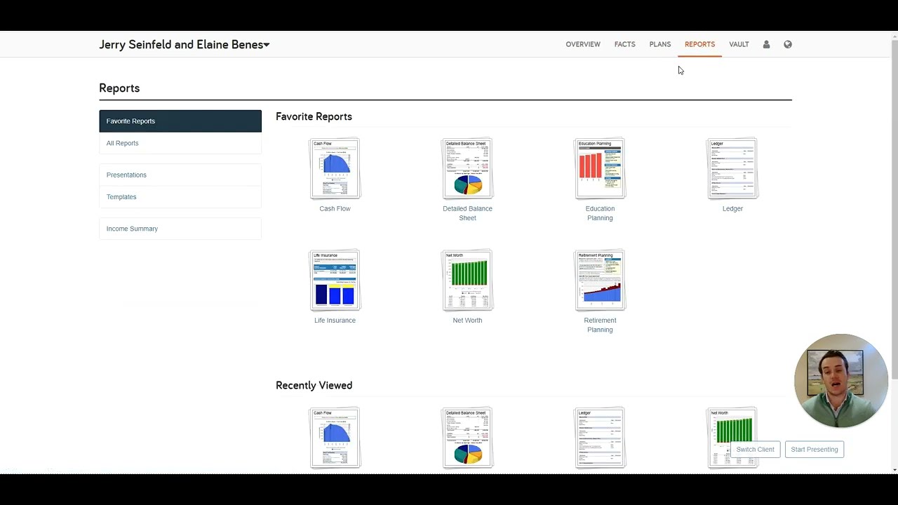 Wealthvision A Preview Of Our Financial Planning Software Youtube
