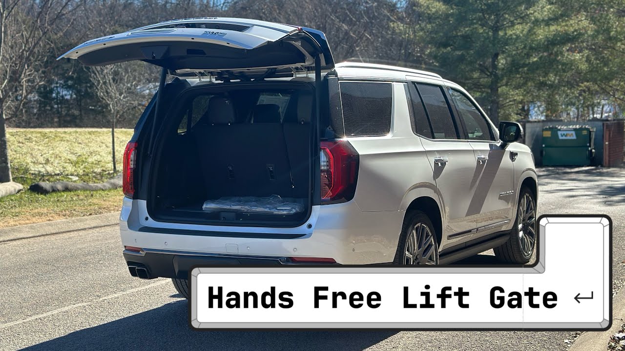 How To Use Your Hands Free Liftgate On Your Gmc Yukon Youtube