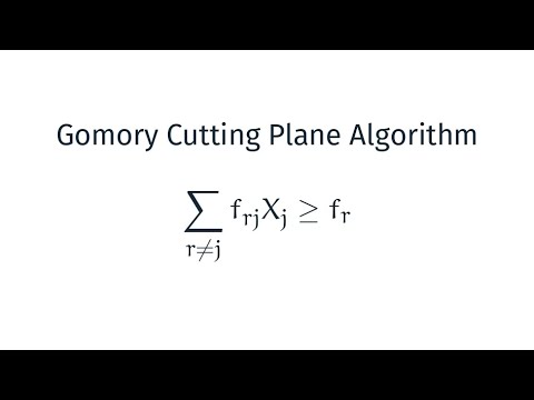 Solving Integer Linear Program Using Gomory Cutting Plane Algorithm
