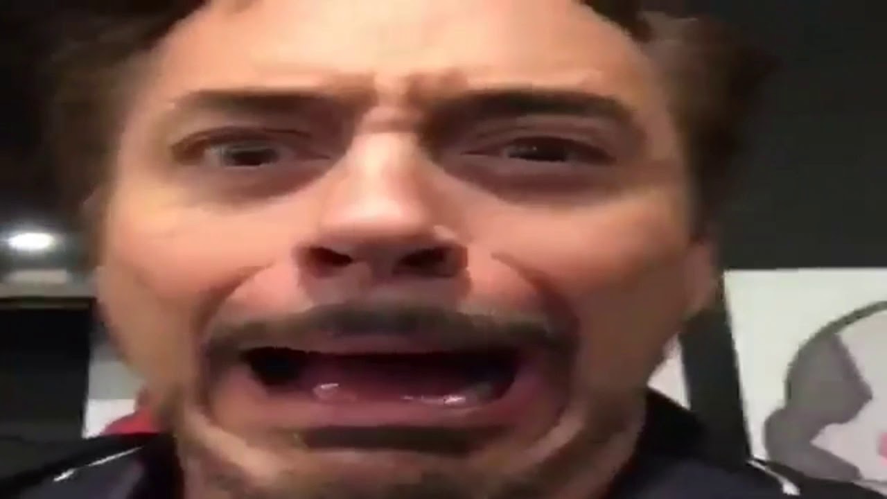 Robert Downey Jr Screaming Meme Youtube