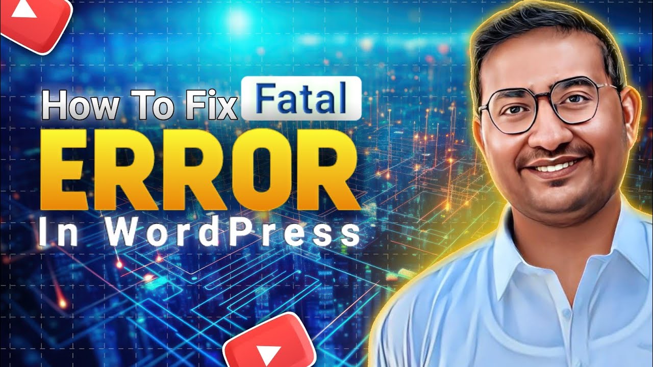 How Fix Fatal Error In Wordpress Wordpress Theme Fatal Error Easy