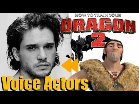 How To Train Your Dragon 2 Voice Actors And Characters Youtube
