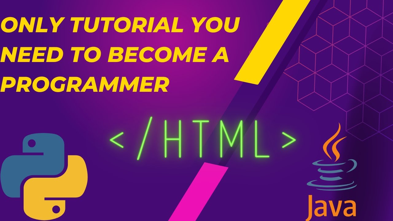 How To Learn Programming How To Learn Python Html Java C Youtube