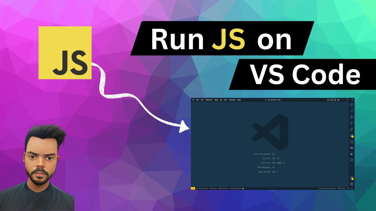 How To Run Javascript Code On Vs Code Node Js Vs Code Setup