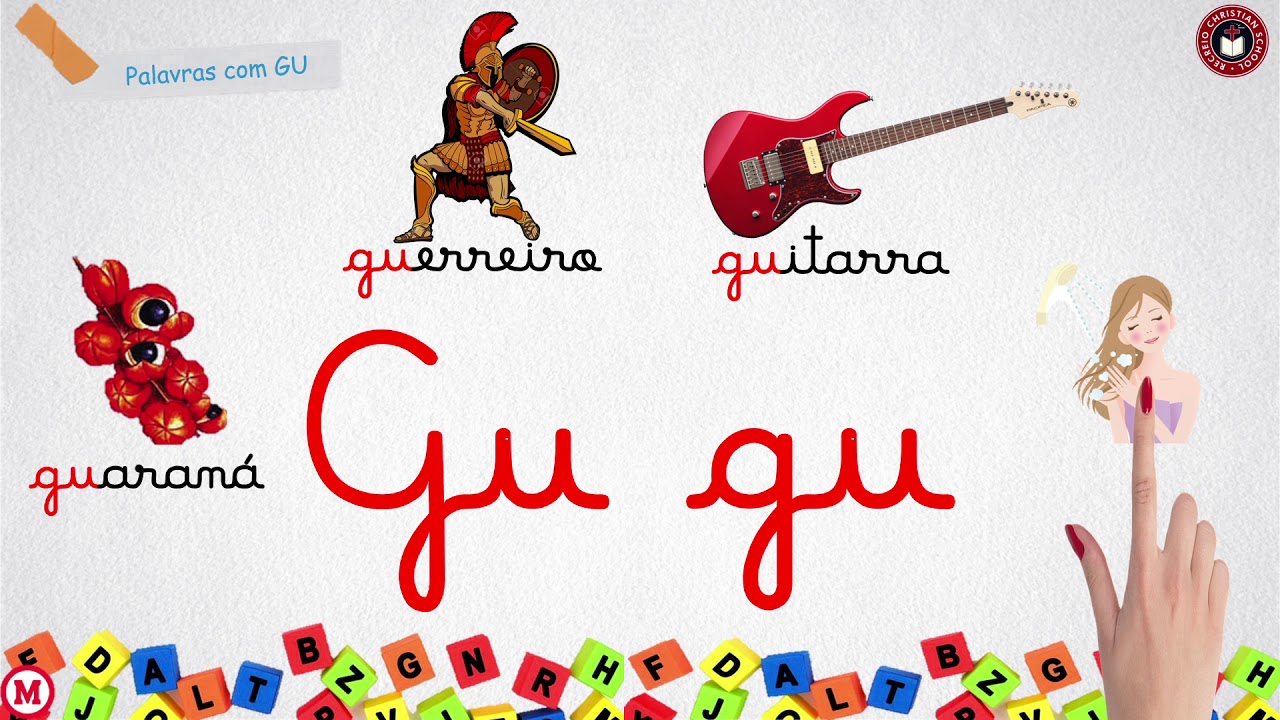 Texto Com Gua Gue Gui Retoedu