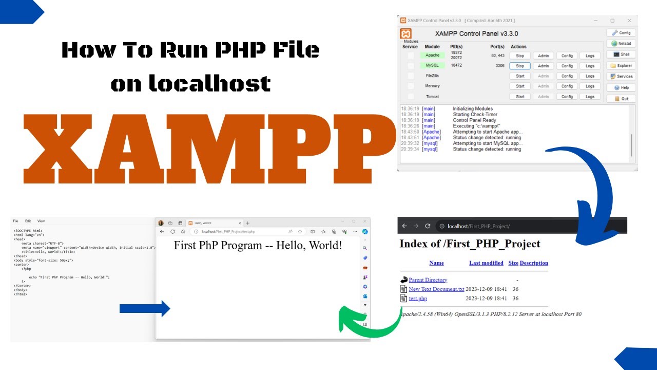 How To Run Xampp Server In Localhost Dibujos Cute Para Imprimir