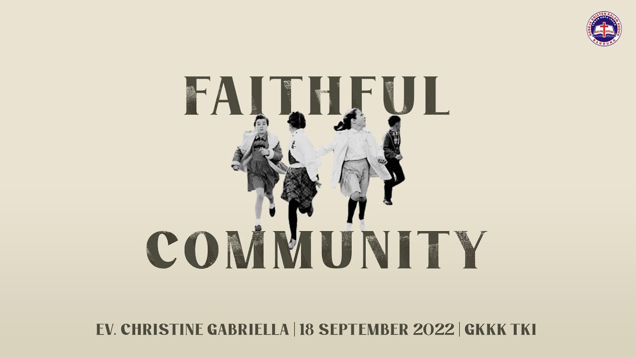 Sunday Sermon Faithful Community Ev Christine Gabriella Youtube