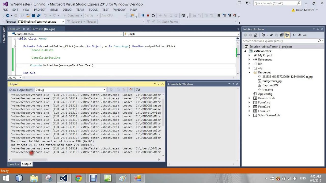 Console Writeline Visual Basic Youtube