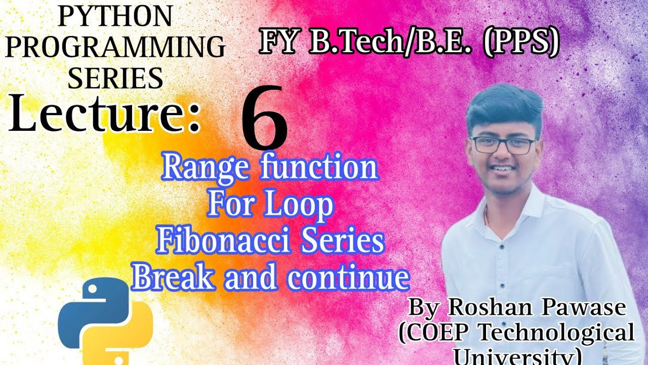 Python Programming Lecture 6 Youtube