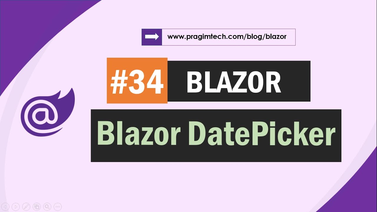 Blazor Datepicker Youtube