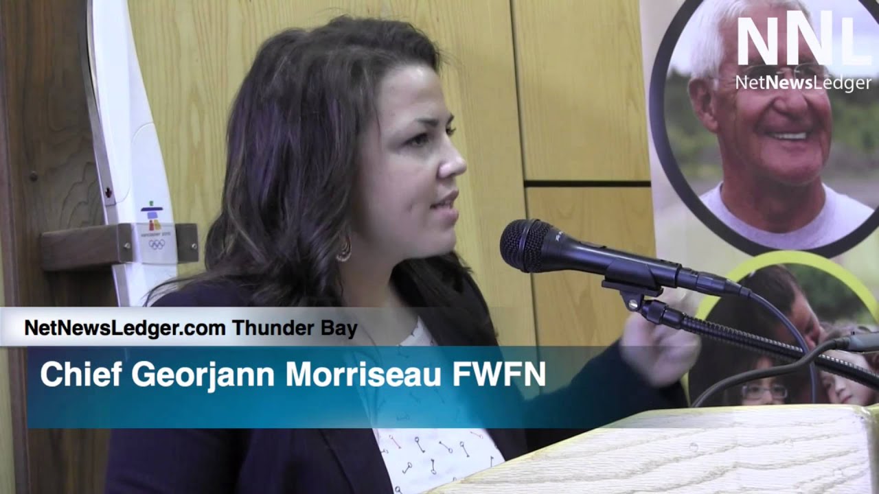 Chief Georjann Morriseau Fwfn Thunder Bay Press Conference Anti Racism