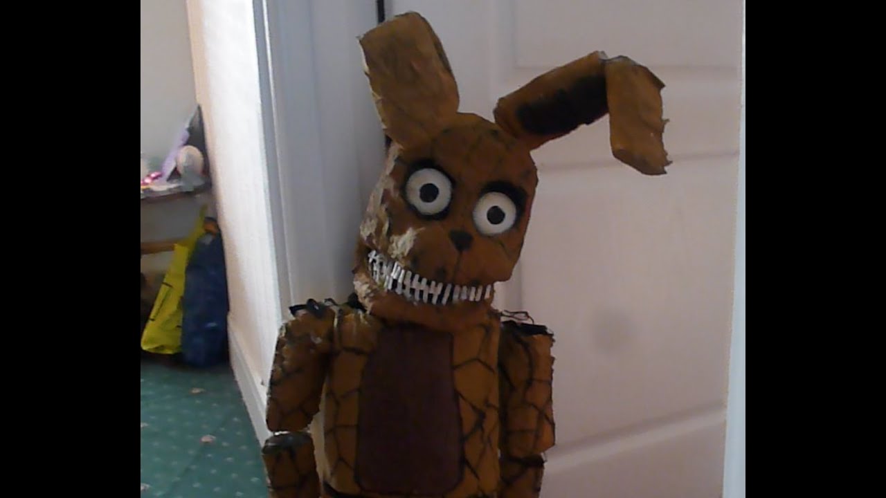 Fnaf Life Size Model Plushtrap Youtube