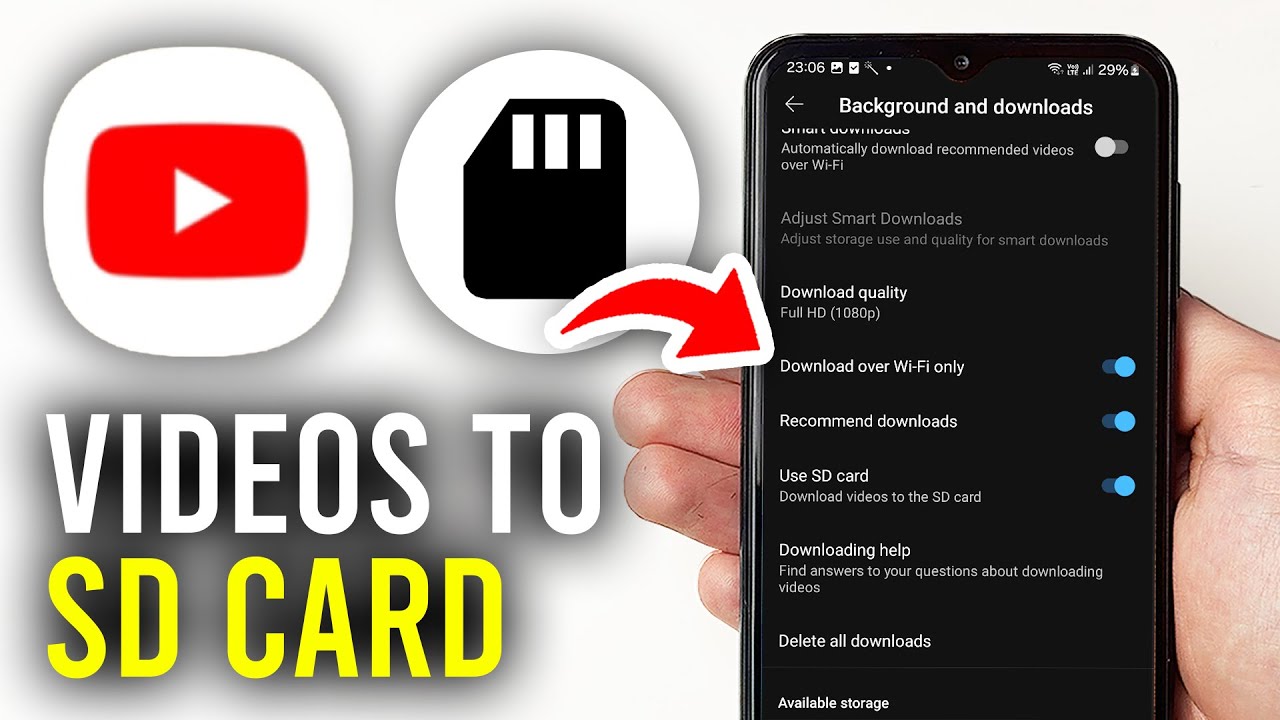 How To Download Youtube Videos To Sd Card Full Guide Youtube