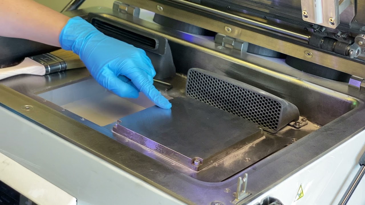 New Build Plate Recoater Change Xm200c Process Series Youtube