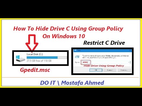 How to Hide C Drive from Other Local Users on the Same PC in Windows 10 ...