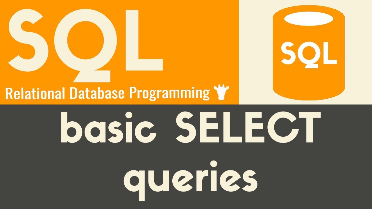 Basic Queries Sql Tutorial 10 Youtube