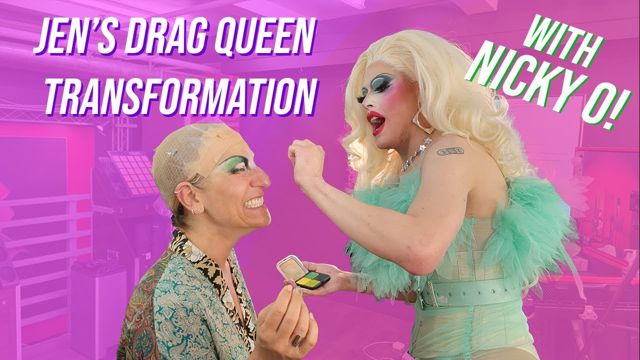 Jen S Drag Queen Transformation With Nicky O At Makeup For Ever