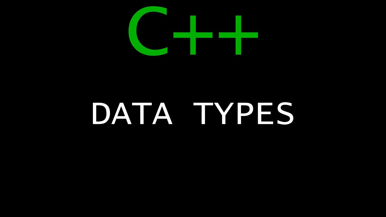 C Programming Tutorial 4 Data Types Youtube