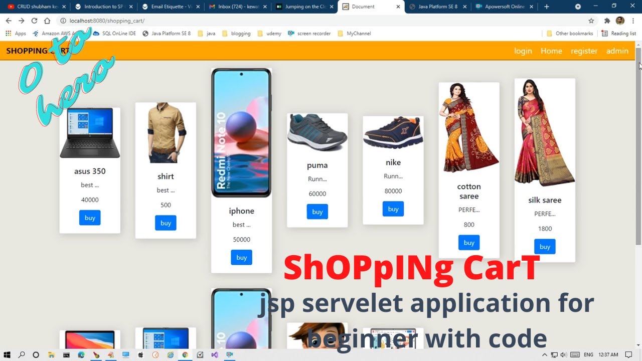 Shopping Cart Java Application At Randall Graves Blog