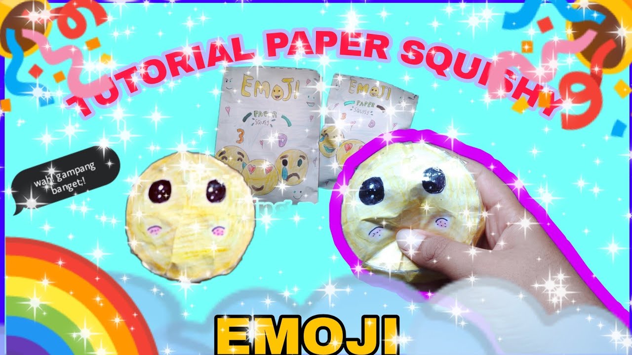 Tutorial Paper Squishy Emoji How To Make Paper Squishy Emojiёяшй Youtube