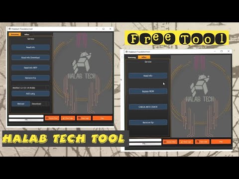 Halab Tech Tool Erase Frp Bypass Mdm Youtube