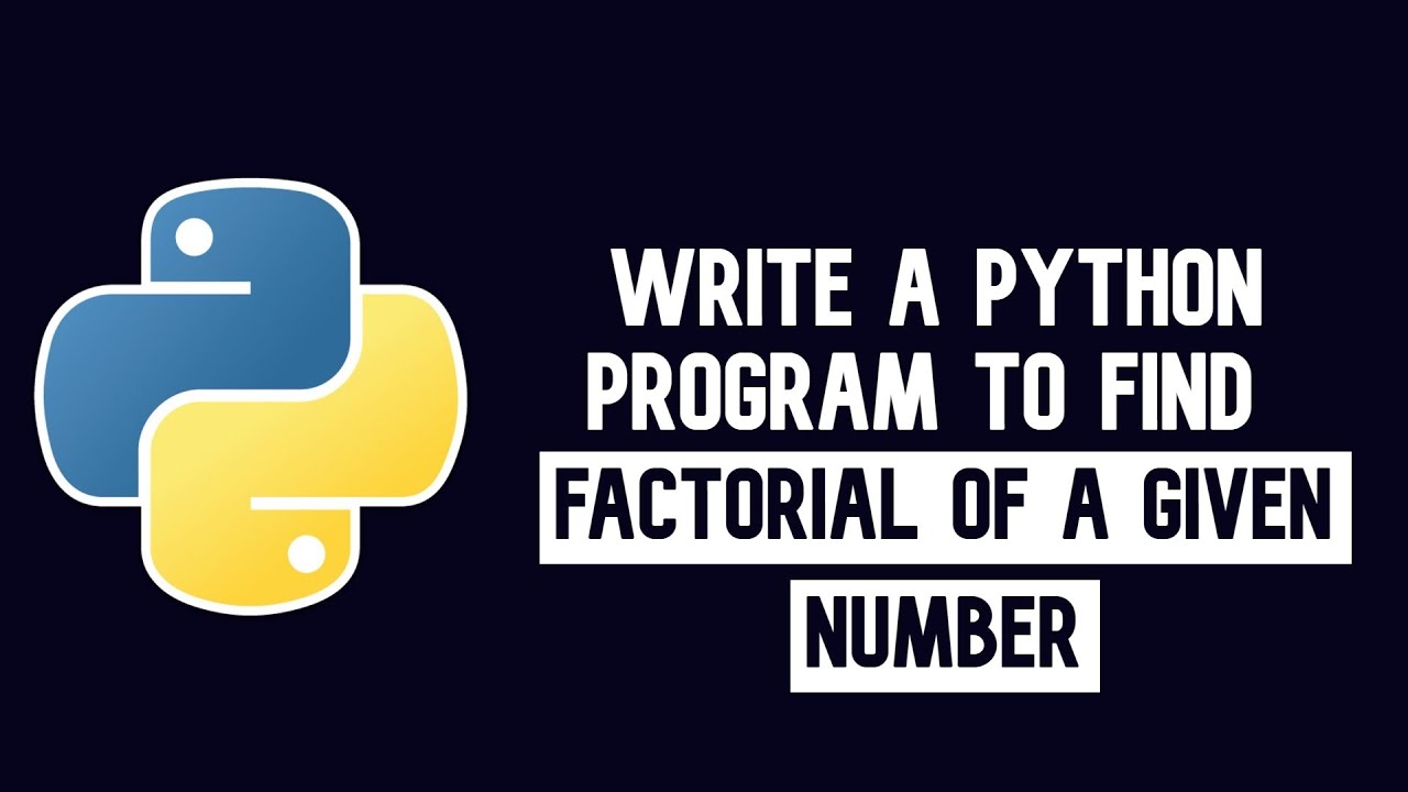 Factorial Python Pigkda