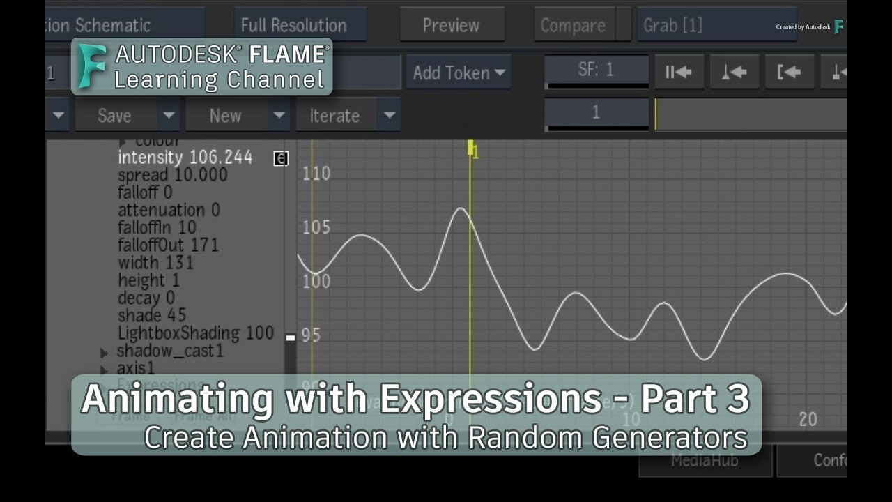 Animating With Expressions P3 Random Generators Flame 2019 2