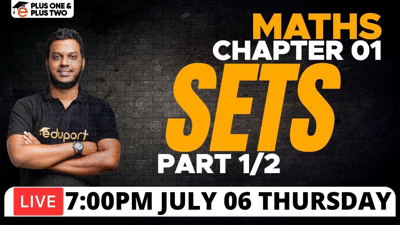Plus One Maths Chapter 1 Sets Eduport Youtube