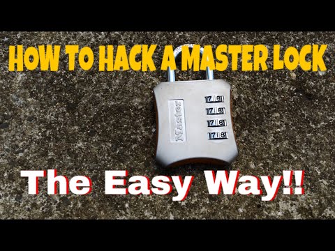 How To Hack A Master Lock 653d Combo The Easy Way Youtube