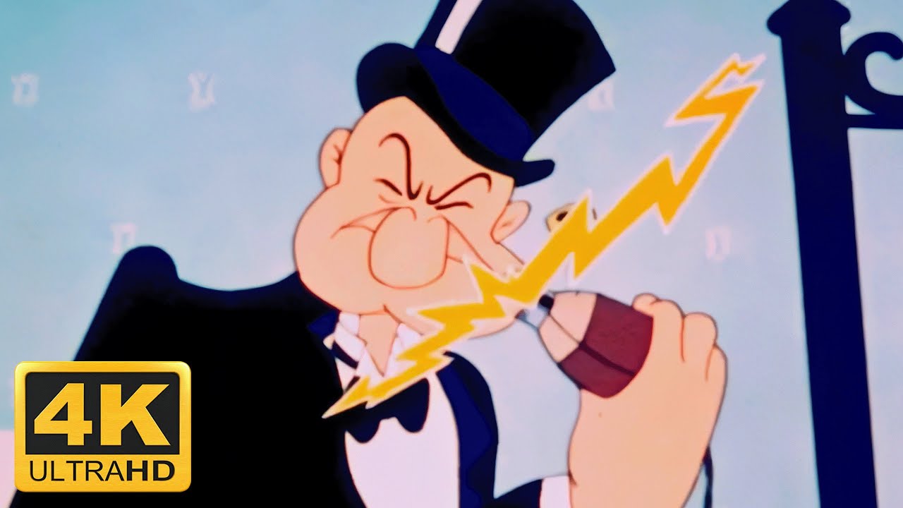 Popeye Nearlyweds 1957 Remastered 4k 60fps Youtube