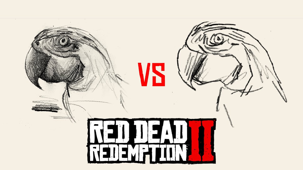 Rdr2 Arthur John Journal Drawings Direct Comparisons Youtube
