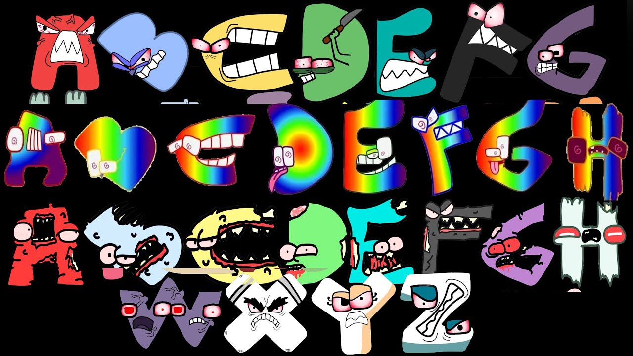 Alphabet Lore But Everyone Full Version Youtube
