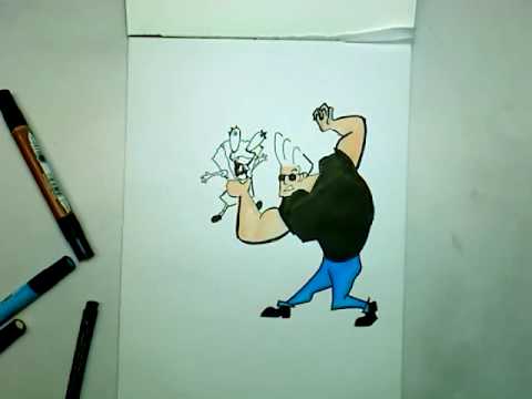Johnny Bravo Drawing Youtube