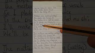 Lyrics Of We Ll Be Many Oh I Will Make Jesus Proud Lyrics Lyricvideo ...
